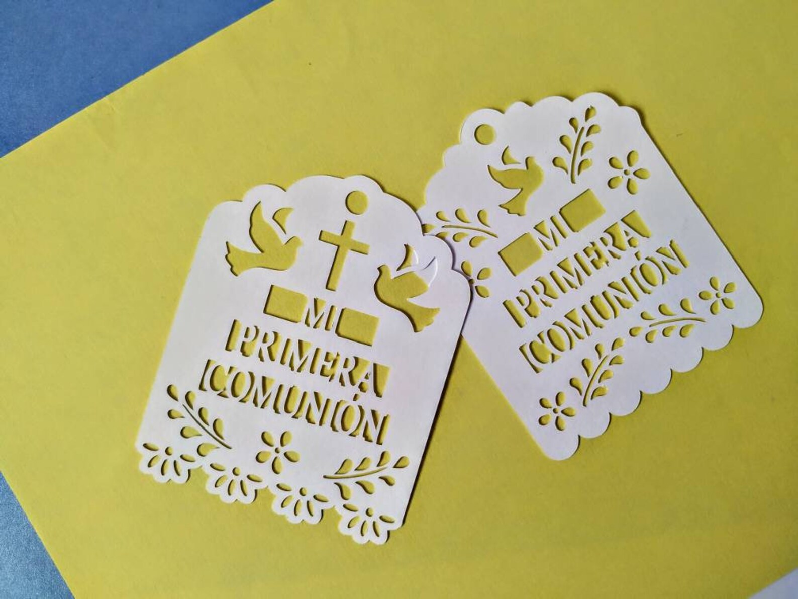SVG Cut Files Cricut Joy Tag Mi Primera Comunion Baptism First ...
