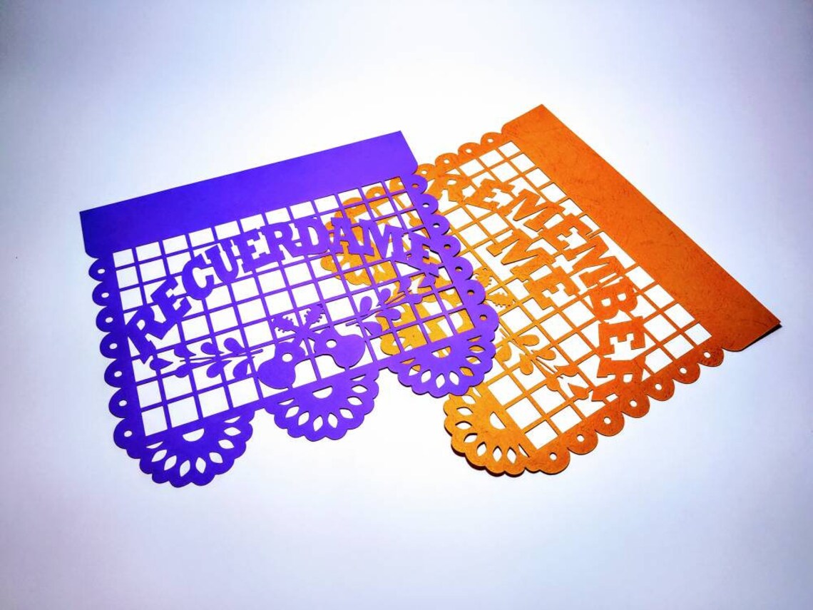 SVG File COCO Banner Remember Me Recuerdame Template Cricut | Etsy