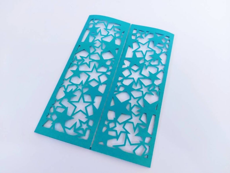Stars Gate Fold Card SVG Cricut Cut File Star Template Birthday Card ...