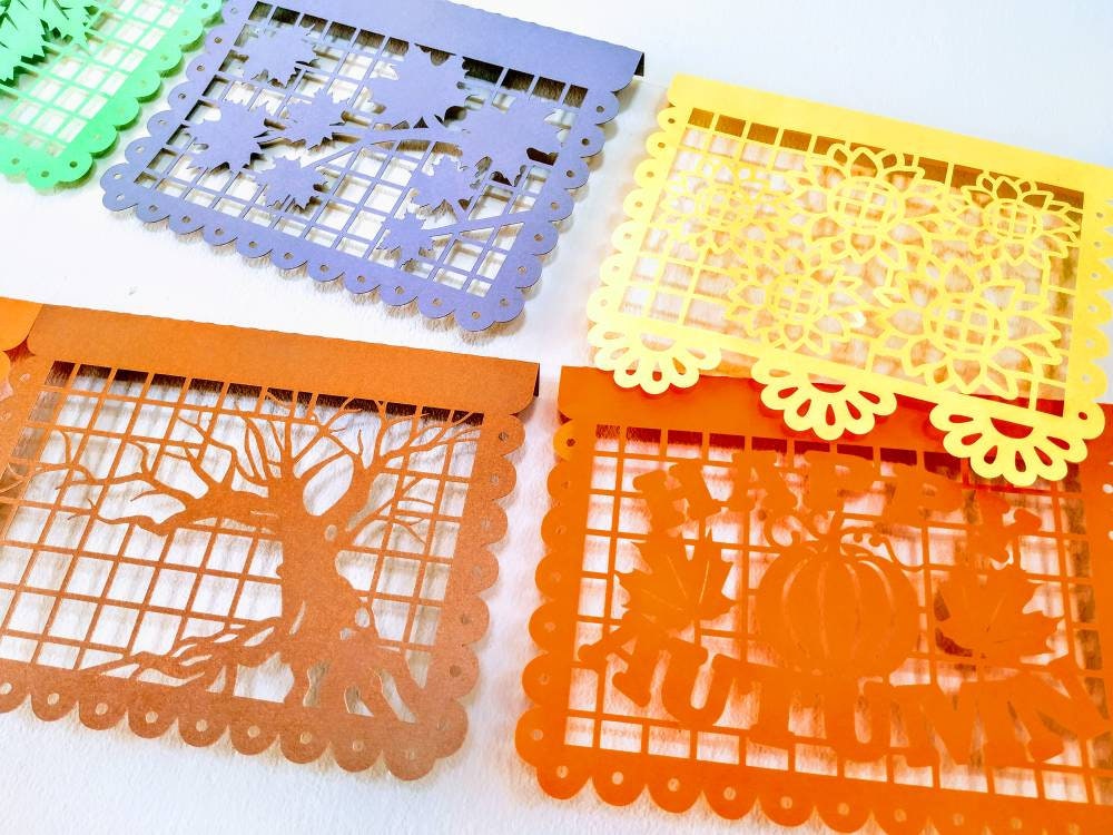 7 SVG Cut FILES Autumn Fall Banners Templates Cricut - Etsy