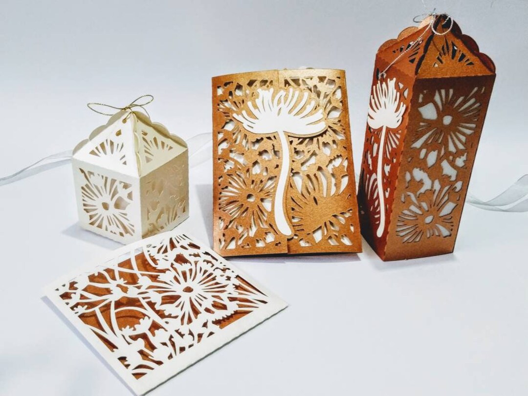 SVG Bundle Cricut Cut File Dandelion Design Template Gate Fold Envelope ...