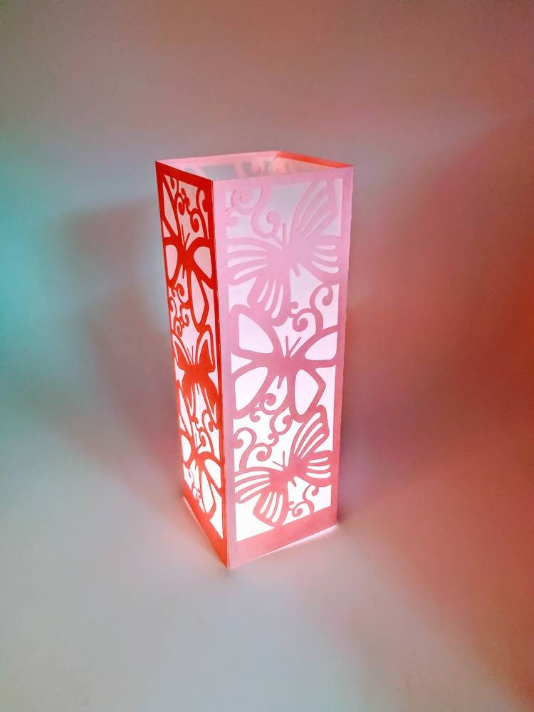 SVG Lanterns Cut Files Butterflies SVG Die Cut Template - Etsy