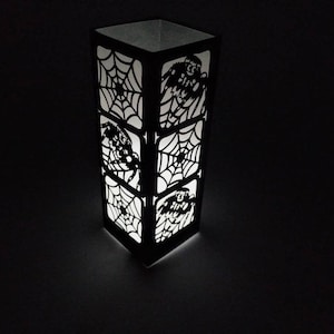 SVG Lantern Cut Files Cricut Spider Decor 3D Die Cut Template Birthday ...