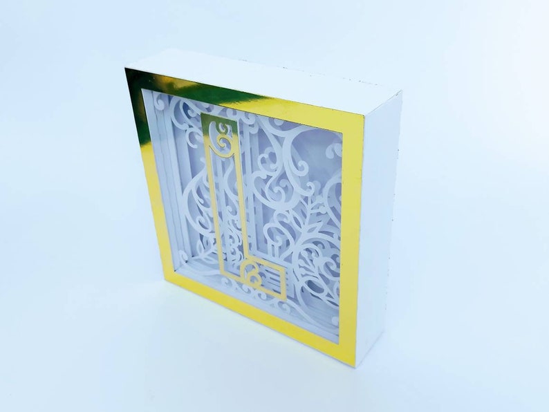 Letter L Shadow Box 3D Alphabet SVG Cut Files Cricut Letters | Etsy