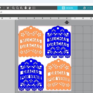 SVG Cut Files Template Cricut Joy Tag Gracias Por Venir Baptism First ...