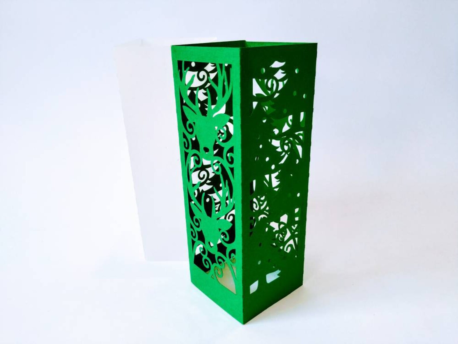 SVG File Christmas Cricut 3D Lantern Templates Decor - Etsy