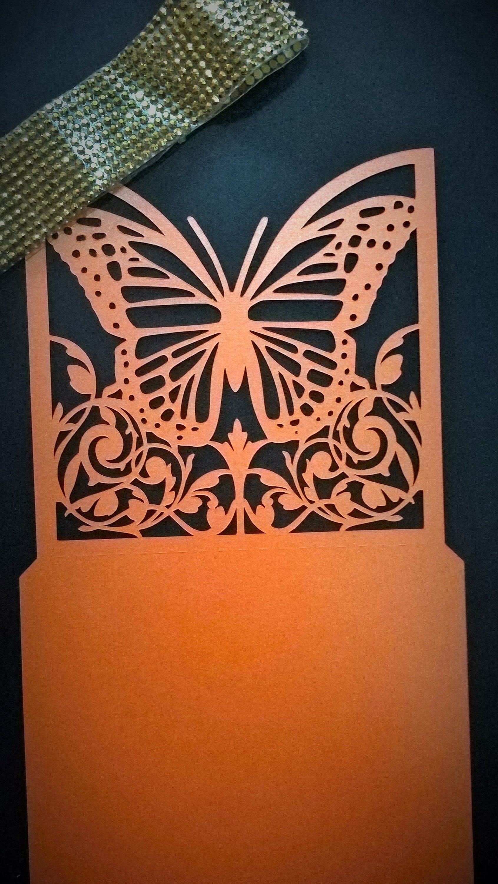 Monarch Butterfly Envelope SVG Template Cutting File. Birthday - Etsy ...