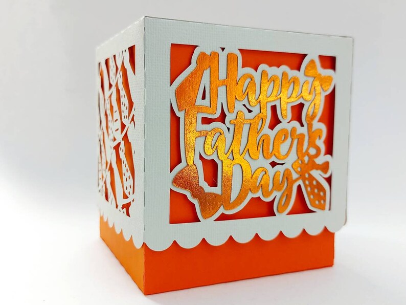 SVG Cut Files Cricut Gift Box Cricut Favor Box Happy Father's Day ...