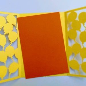 SVG Balloons Invitation Card Cricut Happy Birthday Card SVG Cut Files ...