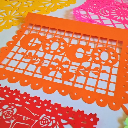 7 SVG FILES COCO Banners Templates for Cricut Silhouette or - Etsy