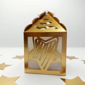 SVG Template Stars Favor Box Birthday Gifts Cricut Cut File Baby Shower ...