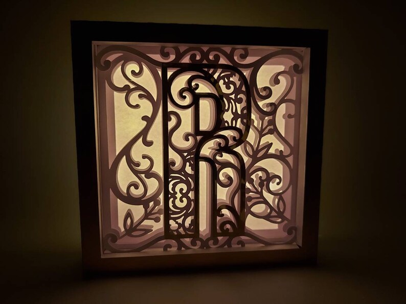 Letter R Shadow Box 3D Alphabet SVG Cut Files Cricut Letters - Etsy