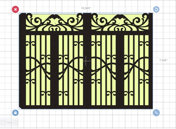 SVG Gate Design Cricut Laser Cut Template Decor Luminarie Box - Etsy ...