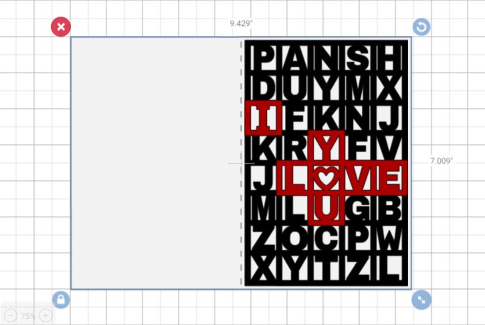 Word Search Card SVG Cut Files Cricut Maker Laser Cut | Etsy