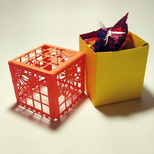 SVG Box Sunflowers Cricut THANKSGIVING Templates Favor Box Gifts Papel ...