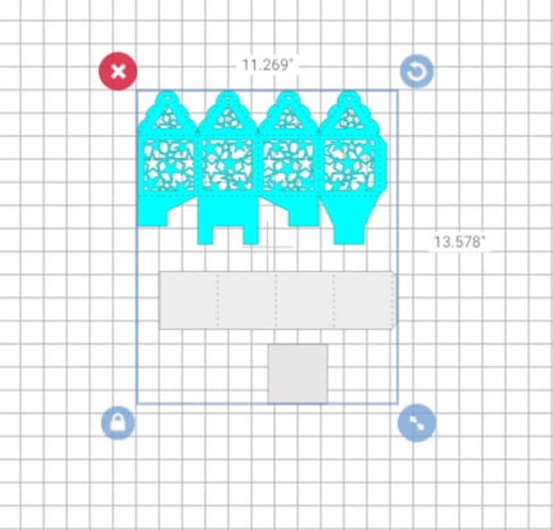 SVG Cut File Favor Box Stars Templates Cricut Star Theme Party - Etsy