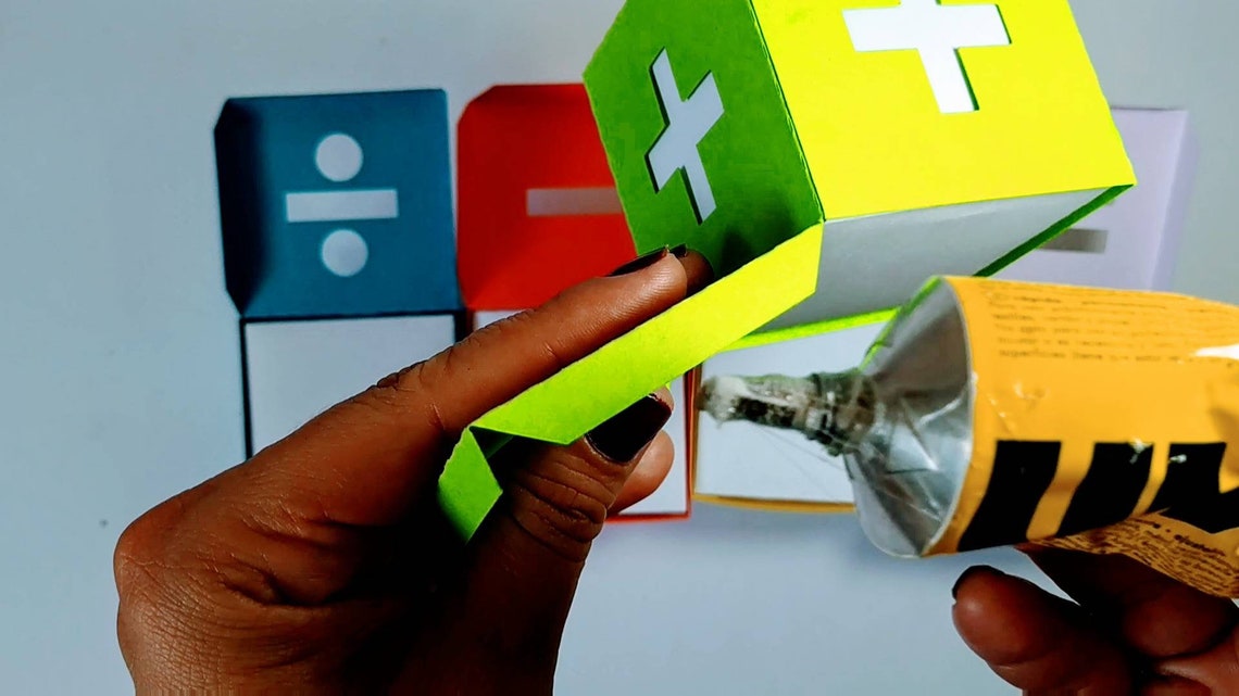 3D SVG Cube Math Signs Cut Files Cricut Templates Decor Home - Etsy