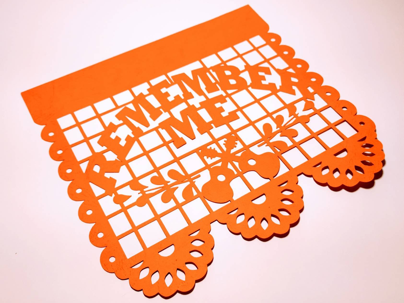 SVG File COCO Banner Remember Me Recuerdame Template Cricut Silhouette ...