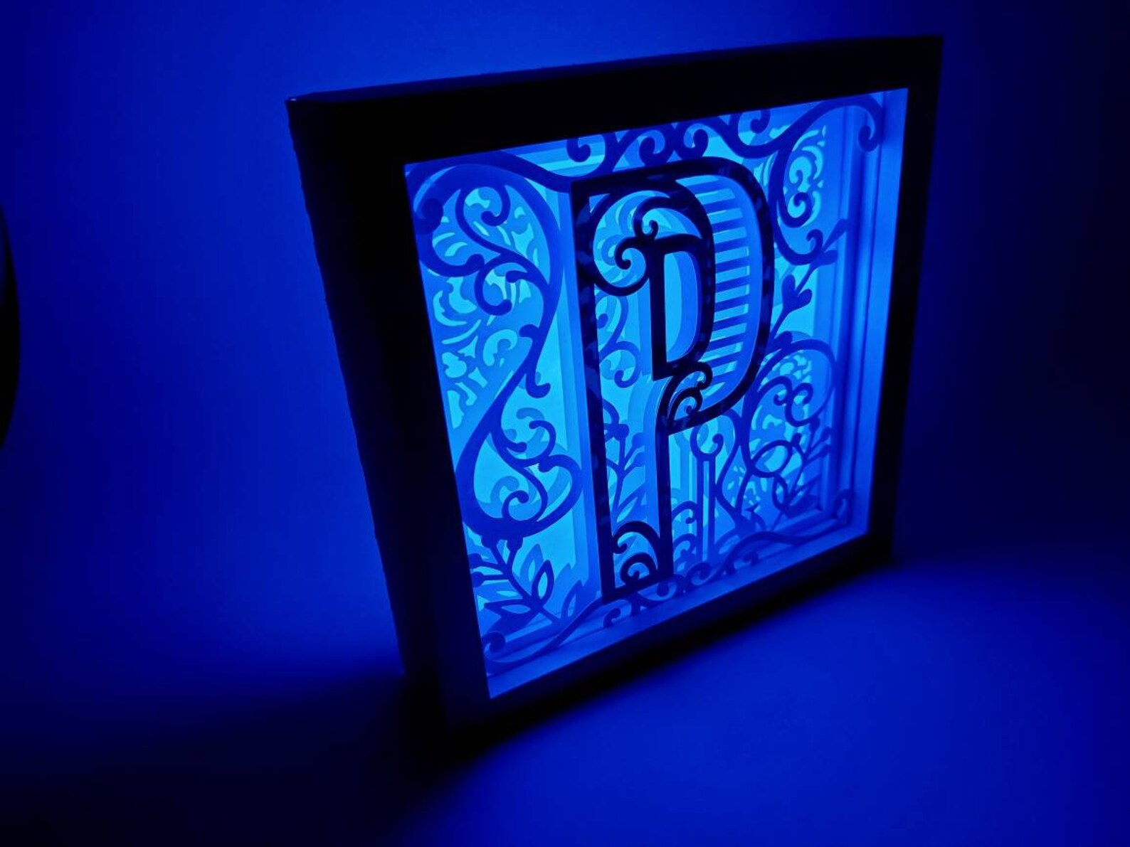 Letter P Shadow Box 3D Alphabet SVG Cut Files Cricut Letters - Etsy