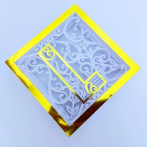 Letter L Shadow Box 3D Alphabet SVG Cut Files Cricut Letters Lightbox ...