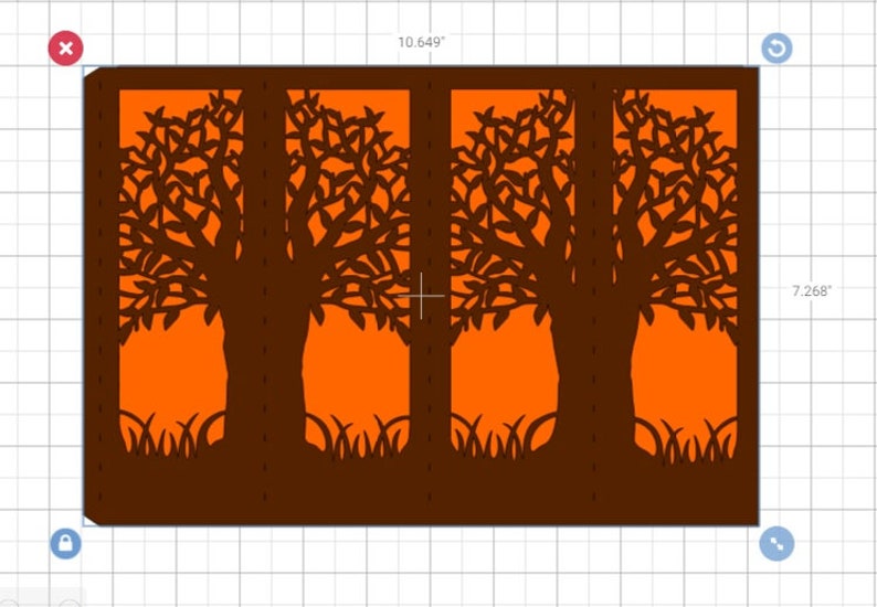 SVG Template Lantern Luminaries Tree Cricut Cut File Tree - Etsy
