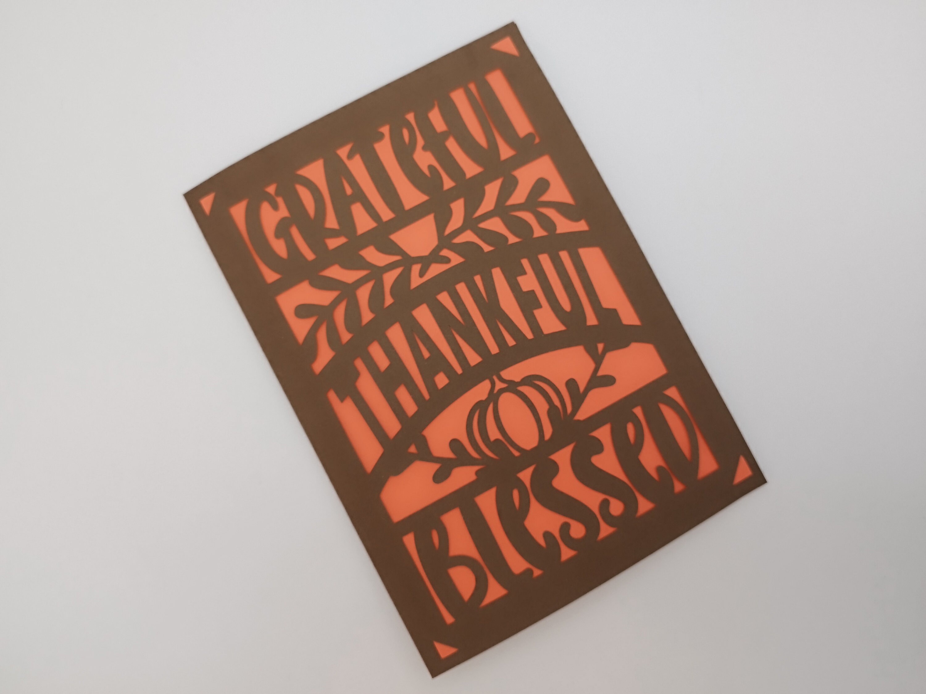 SVG Pumpkin Cut Files Cricut HAPPY THANKSGIVING Day Folder Card ...