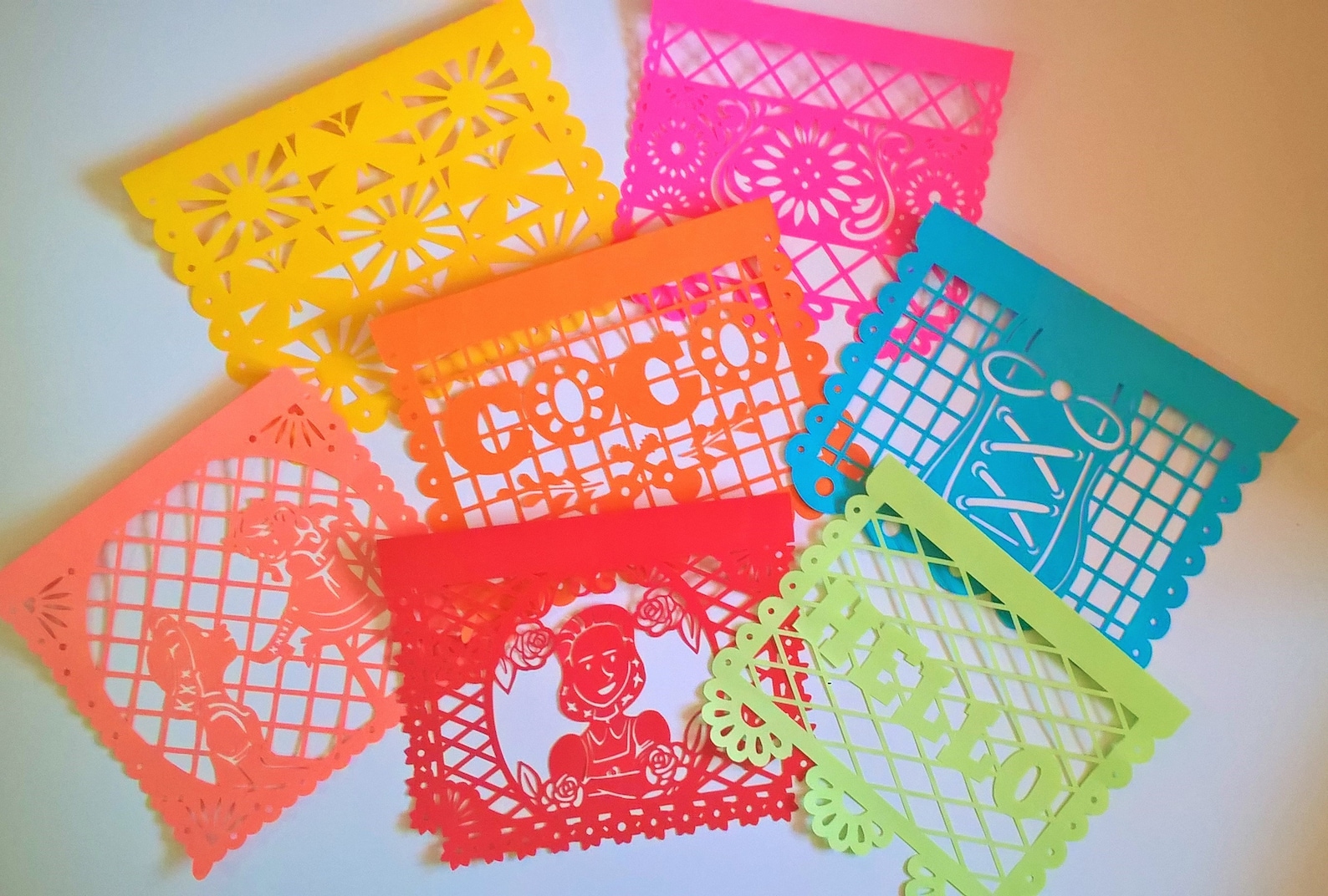 7 SVG FILES COCO Banners Templates for Cricut Silhouette or - Etsy