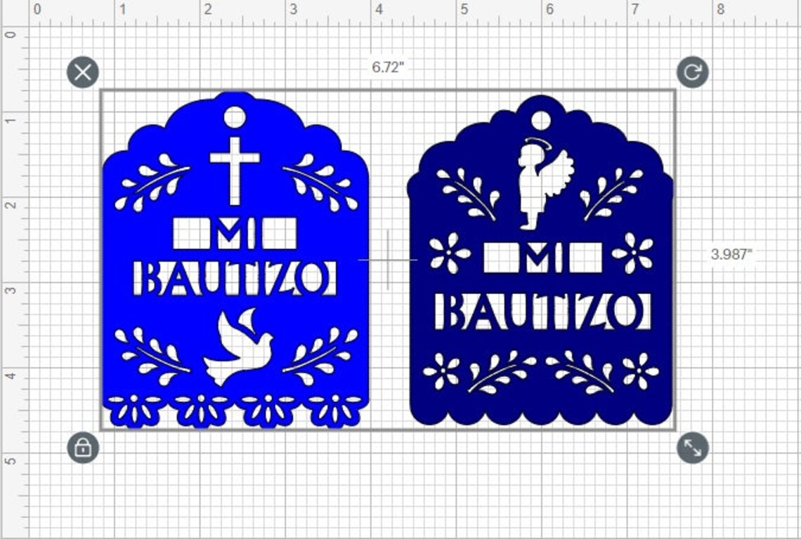 SVG Cut Files Cricut Joy Tag Mi Bautizo Baptism First Communion Papel ...