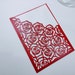 SVG Laser Cut Wedding Invitation Cesia Roses Cricut Envelope - Etsy