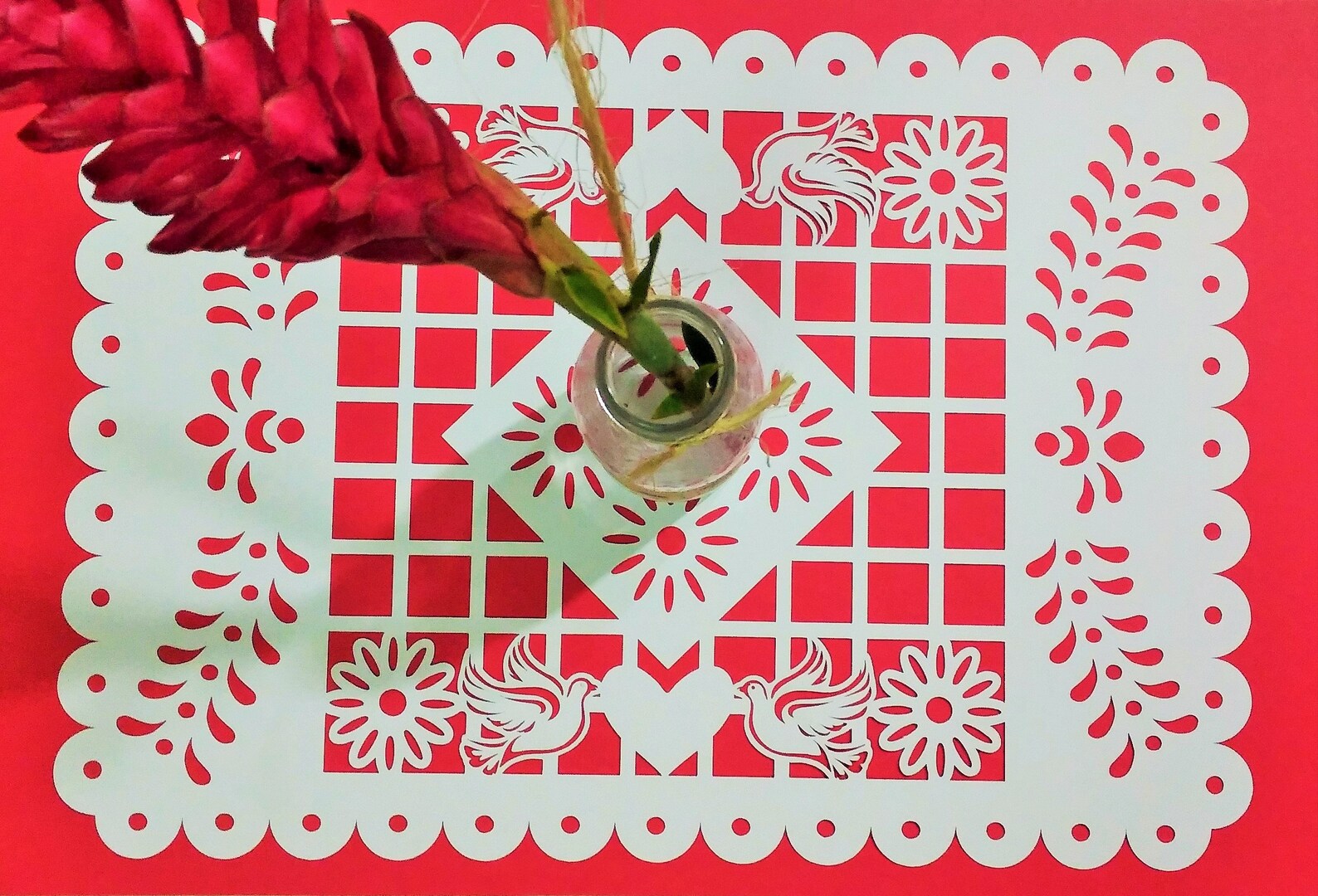 SVG Papercut Table Runner Template Wedding Anniversary - Etsy