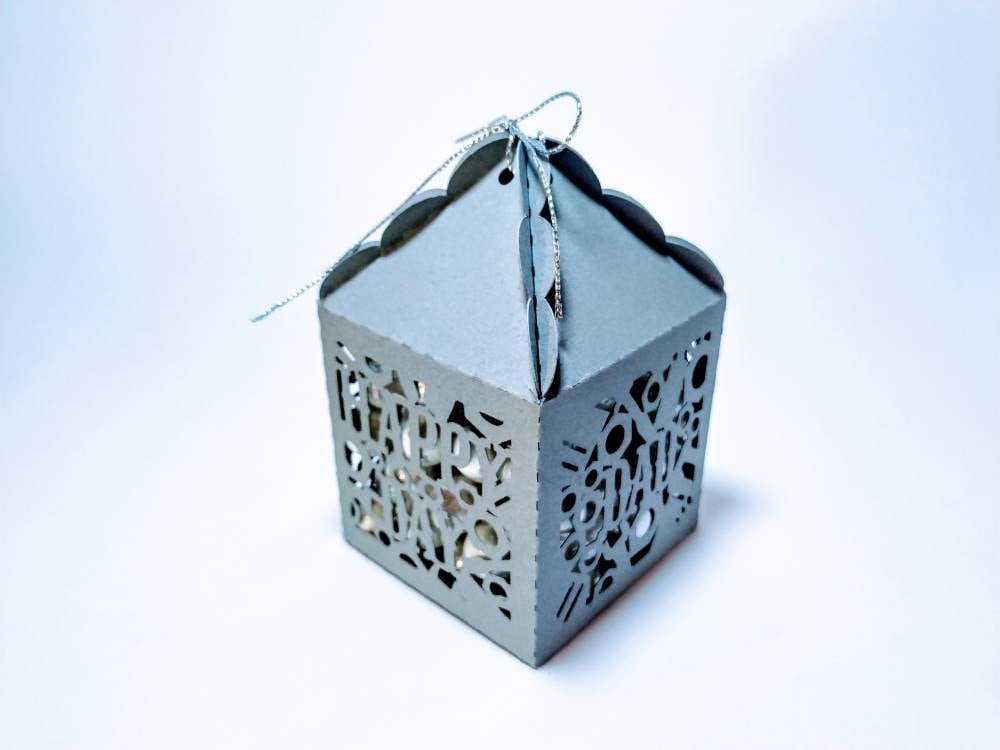 SVG Cut Files Cricut Gift Box Cricut Favor Box Happy - Etsy Canada
