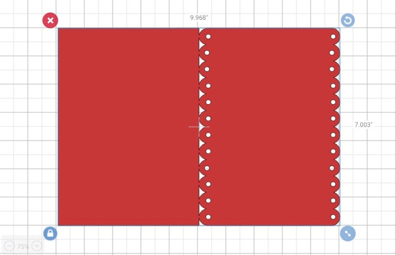 SVG Template Two Layers Folder Card Summer Papel Picado - Etsy