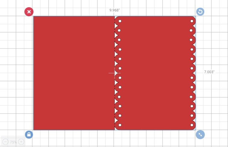 SVG Template Two Layers Folder Card Summer Papel Picado | Etsy