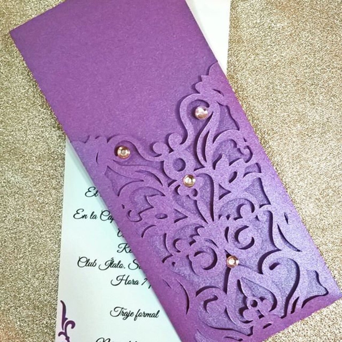 Small Envelope Wedding Invitation SVG Template Cutting File Cricut ...