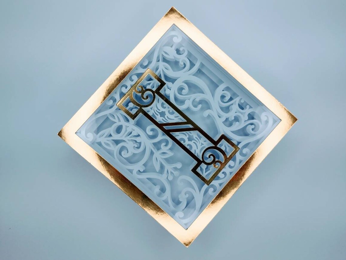 Letter I Shadow Box 3D Alphabet SVG Cut Files Cricut Letters | Etsy