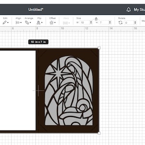 SVG Christmas Cricut File Nativity Folder Card Templates Nativity Belen ...