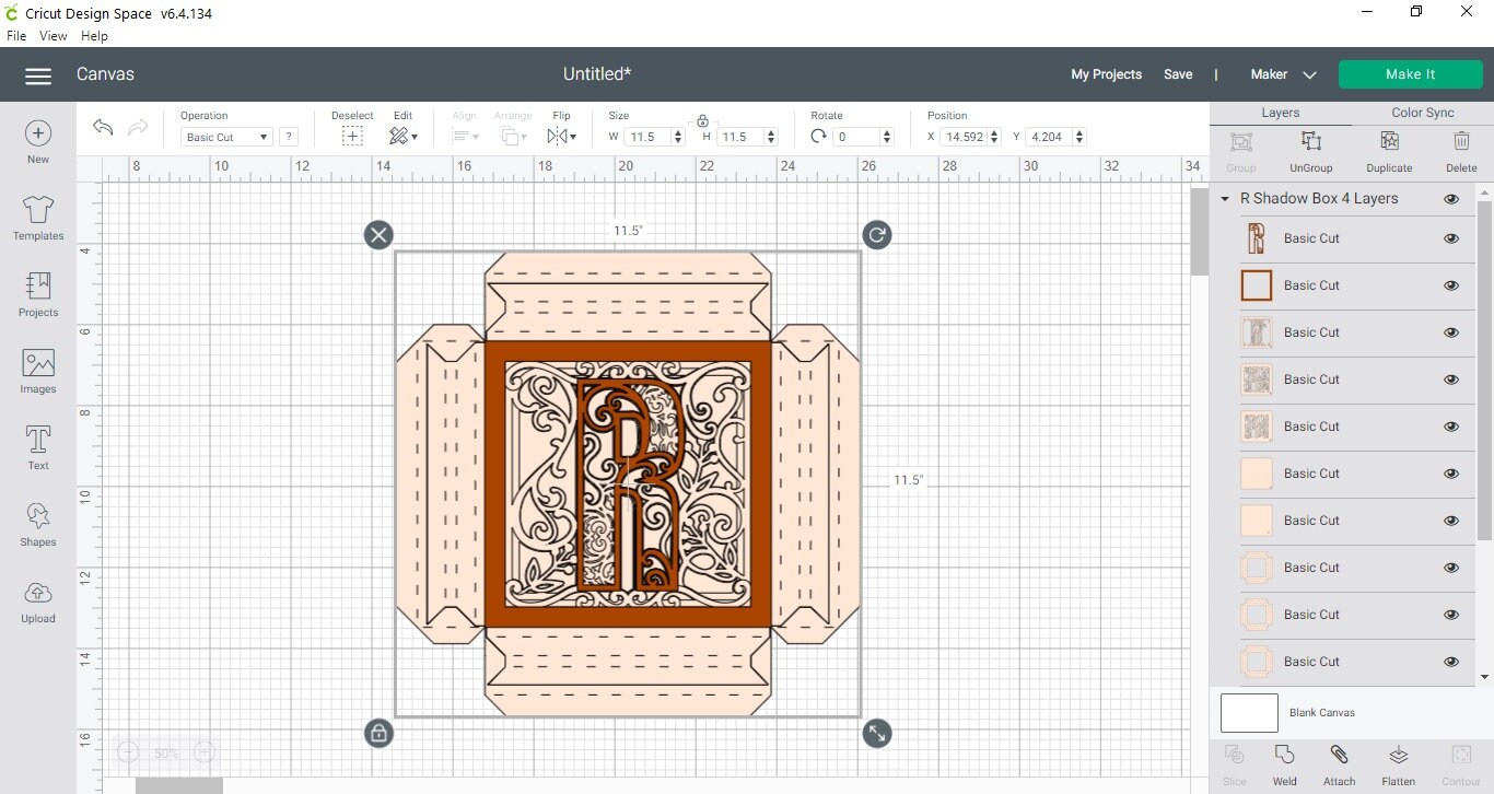 Letter R Shadow Box 3D Alphabet SVG Cut Files Cricut Letters - Etsy