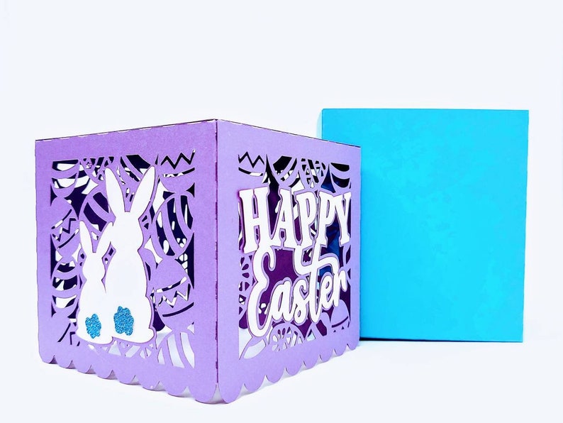 Happy Easter Candy Box for Kids SVG Templates Easter Favor Box Cricut ...