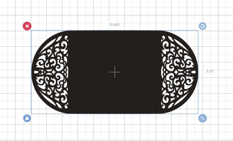 SVG Files Cricut Gate Fold Card Arabesque Swirly Design Wedding Sweet ...