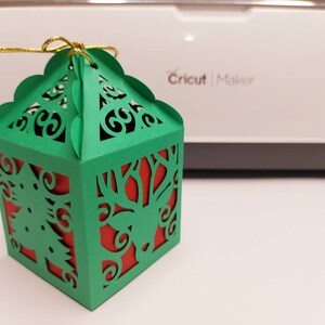 SVG Cricut Files Christmas Box Tree Reindeer Favor Box Gift Box ...