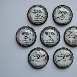 Mini Gauge, 25mm, 20mm, 14mm, Miniature, Steampunk Gauge, Imitation ...