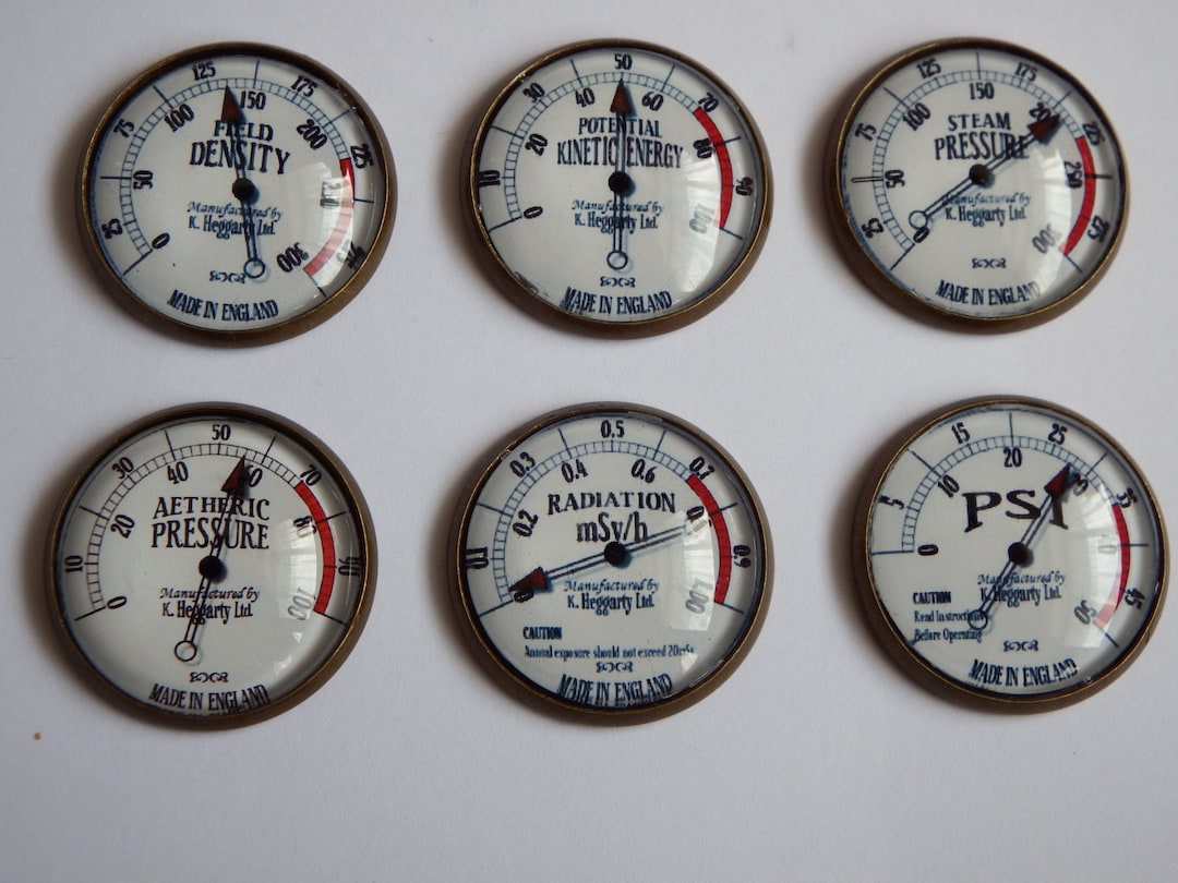 Mini Gauge, 14mm, Miniature Steampunk Gauge, Imitation Gauge Accessory ...