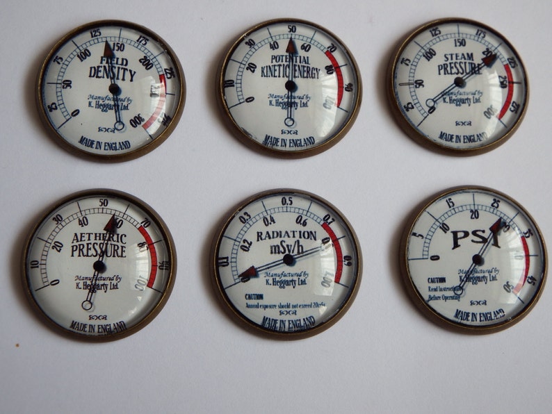 Miniature Steampunk Gauge, Retro Cosplay Prop (14mm) - Etsy