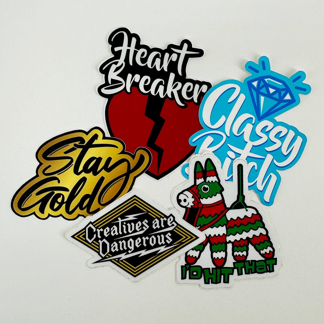 Misc Sticker Pack - V1 (5 Stickers) - Etsy