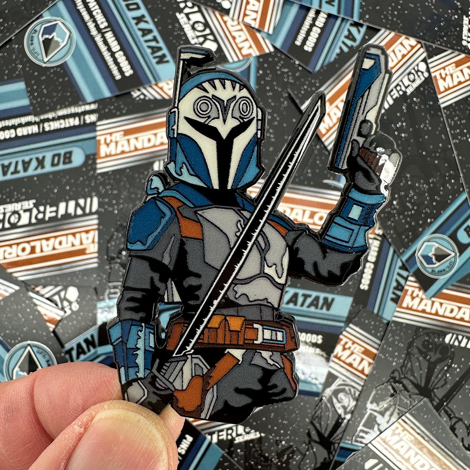 The Mandalorian - Bo Katan (INTERLOK® Pin Series 6) - Etsy