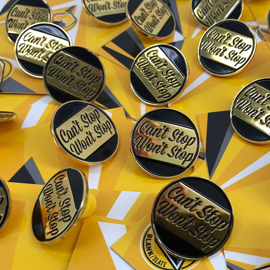 Can't Stop Won't Stop / Enamel Pin - Etsy