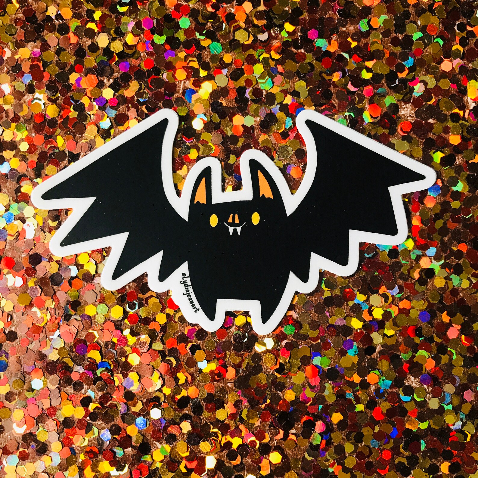 Bat Vinyl Sticker Super Cute Bat Sticker Party Favors Bat | Etsy