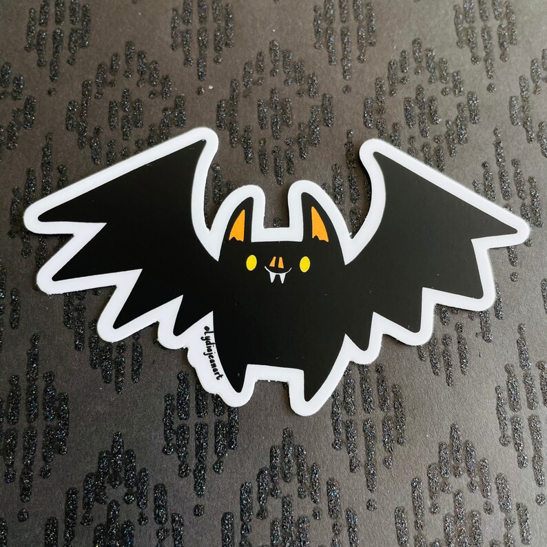 Bat Vinyl Sticker – Weatherproof Laptop Decal - Etsy