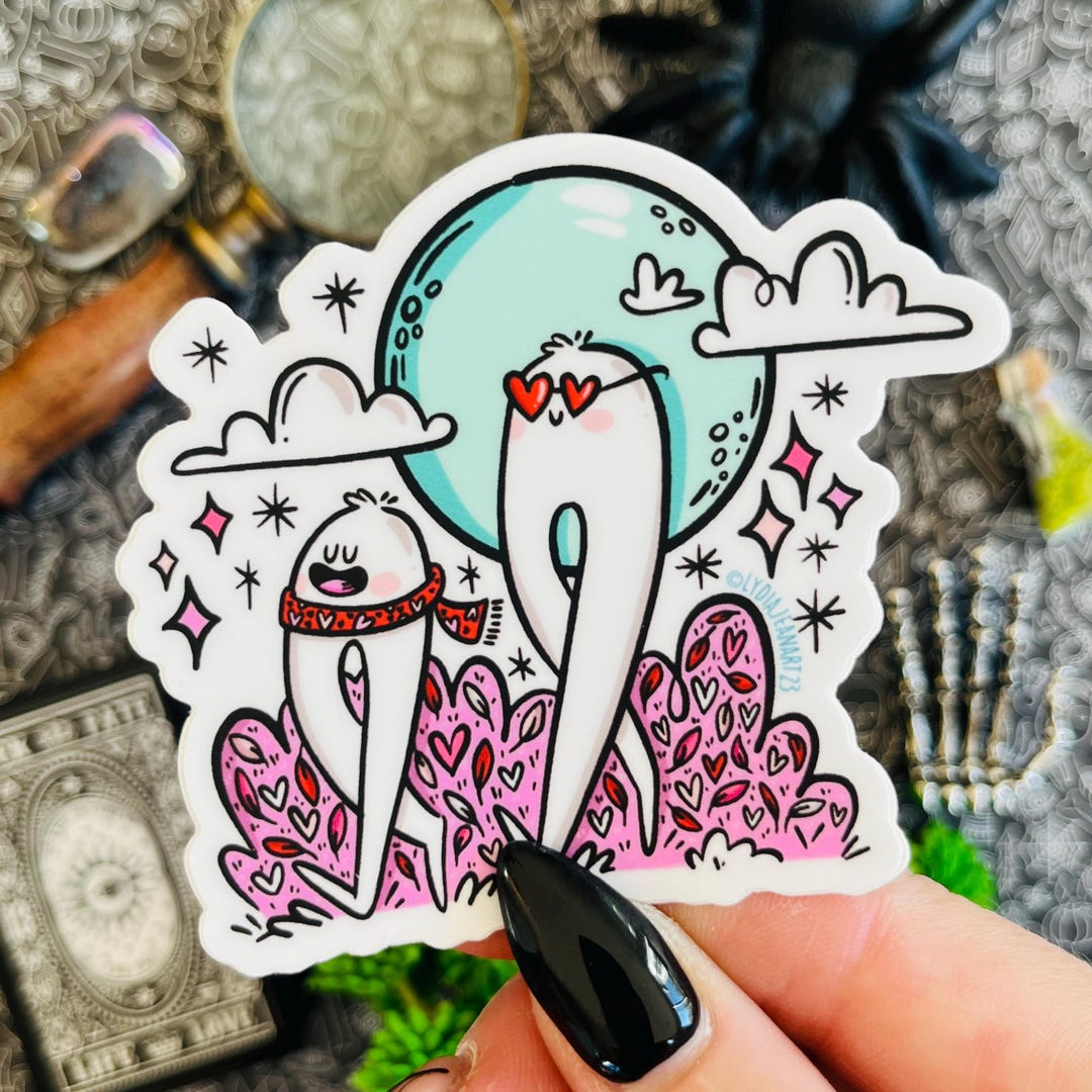 Fresno Nightcrawler Sticker | Cryptids | Cute Cryptid | Cryptozoology ...