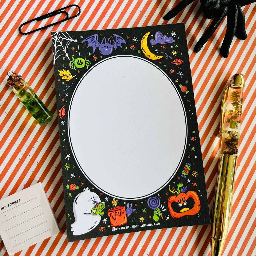 Spooky Season Halloween Notepad - Etsy